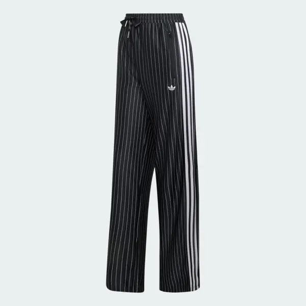 Adidas Firebird Pinstripe Track Pant - Black