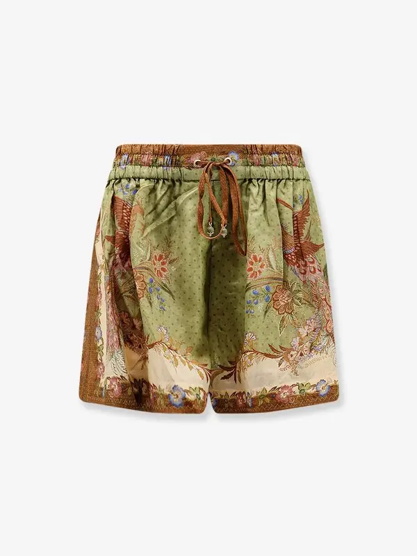Zimmermann Indra Silk Shorts