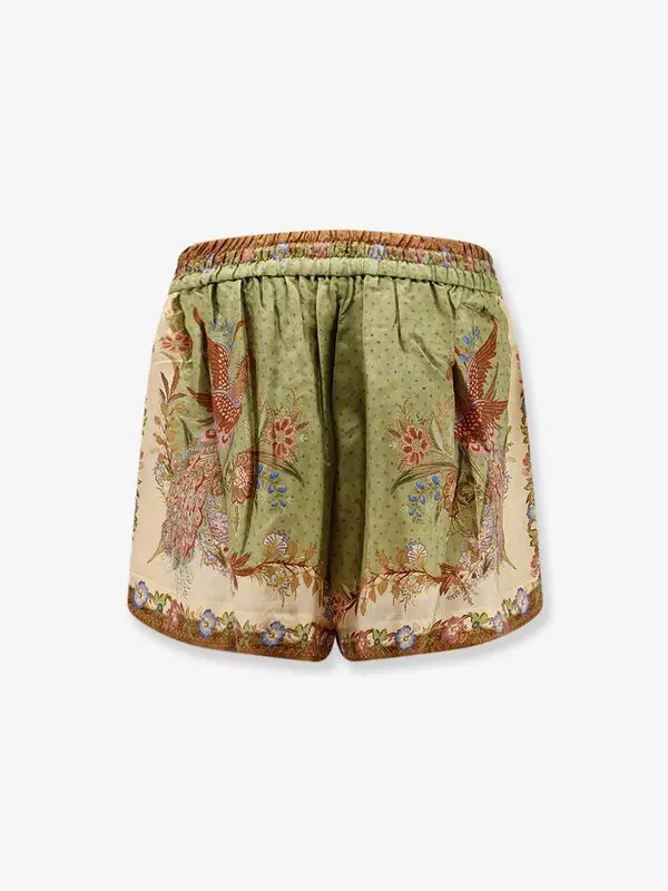 Zimmermann Indra Silk Shorts
