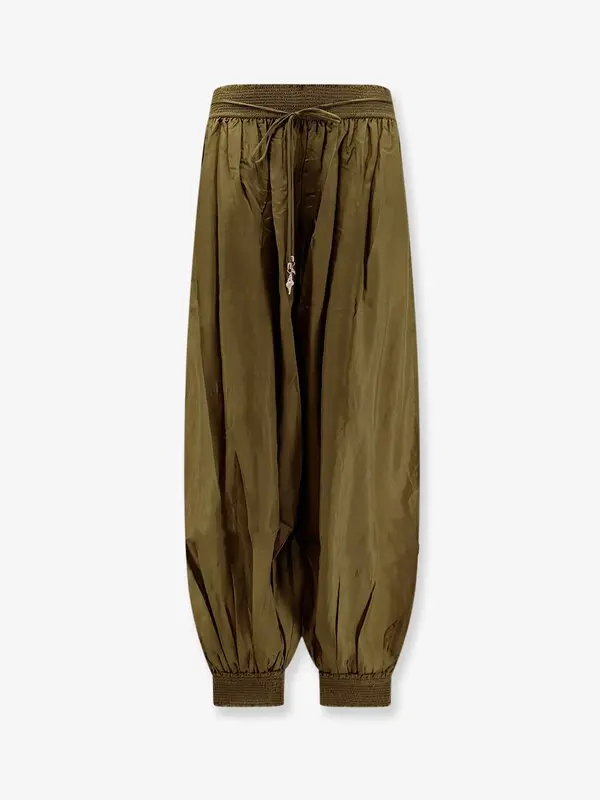Zimmermann Silk Harem Pants - Green