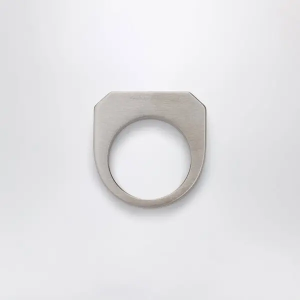 Rick Owens Palladium-finished Brass Hollywood Ring