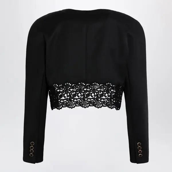 Chloé Cropped Jacket With Openwork Trim