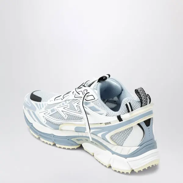 Off-White Be Right Back Sneakers In Grey/light Blue