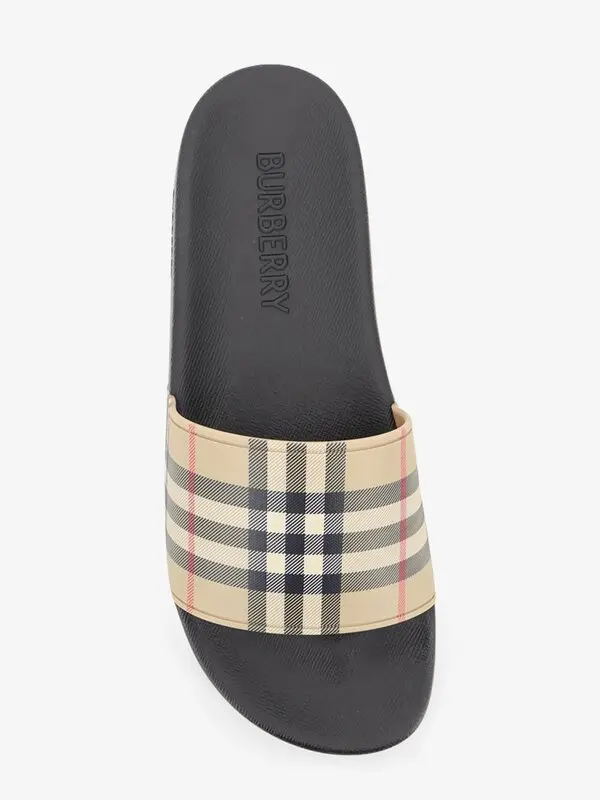 Burberry Sandals With Check Pattern