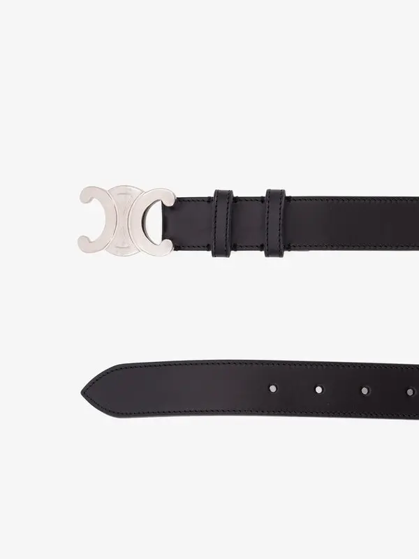 Celine Triomphe Leather Belt