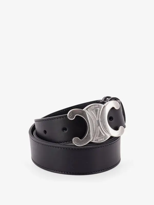 Celine Triomphe Leather Belt