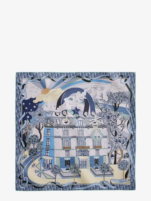Dior Avenue 90 Silk Foulard - Multicolor