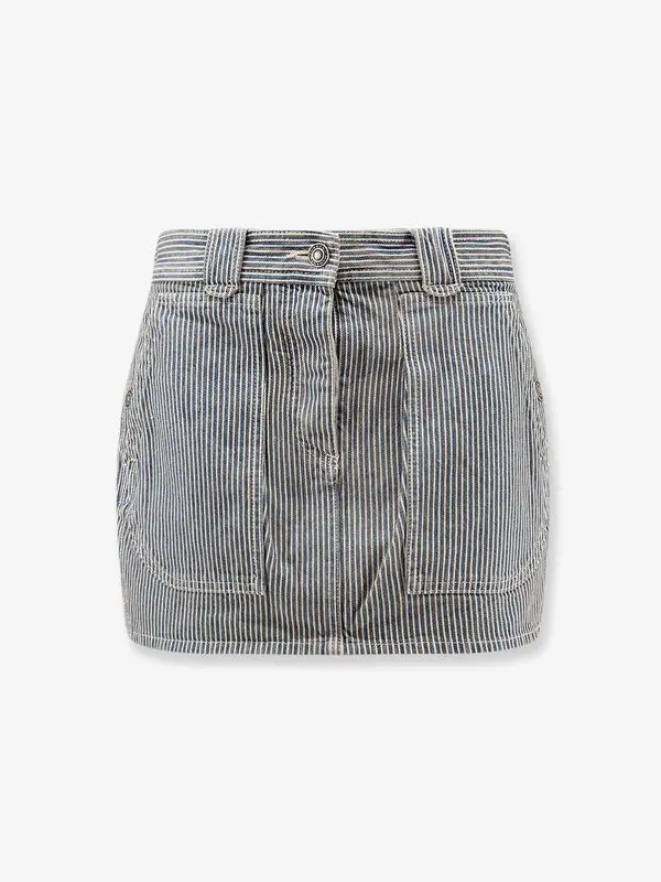 Isabel Marant Étoile Cotton Striped Skirt - Multicolor