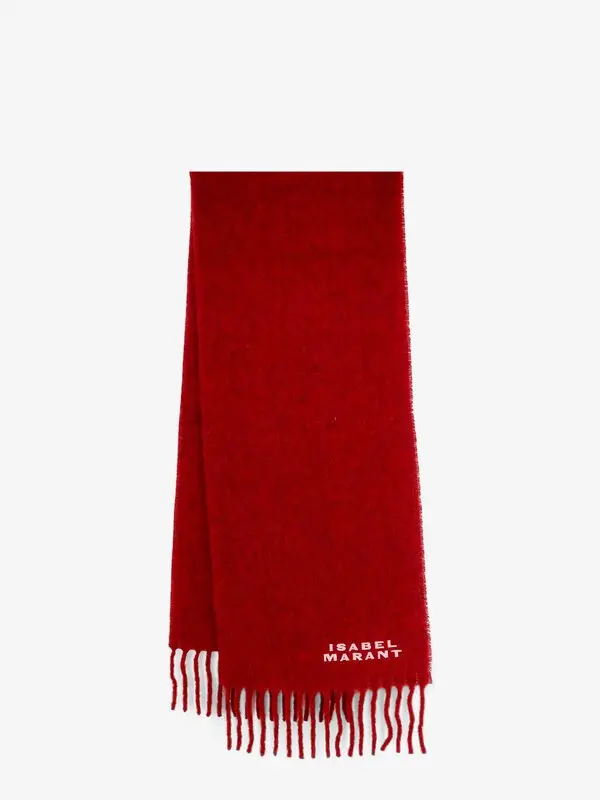 Isabel Marant Étoile Firmy Alpaca Blend Scarf - Red