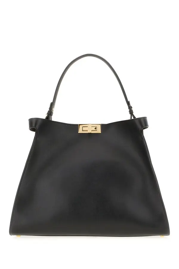 Fendi Shopper Bag With Turn Lock - Multicolor