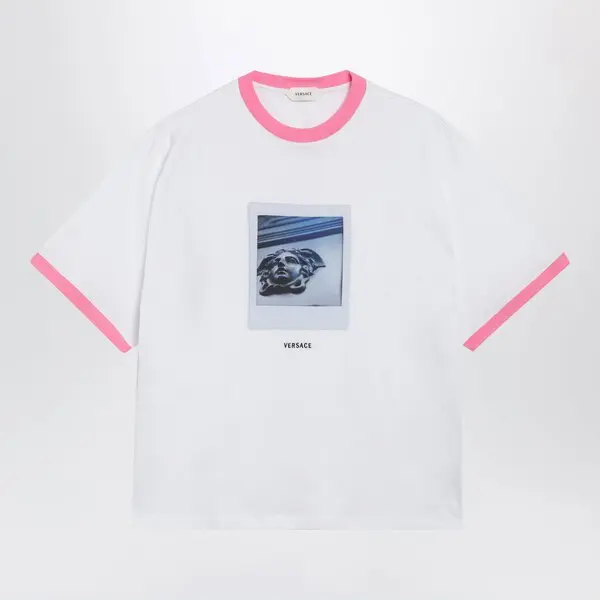 Versace Regular-fit Cotton Jersey T-shirt With Medusa Print