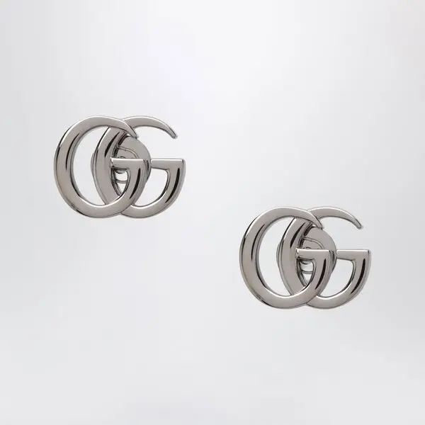 Gucci Tone Gg Marmont Brass Earrings