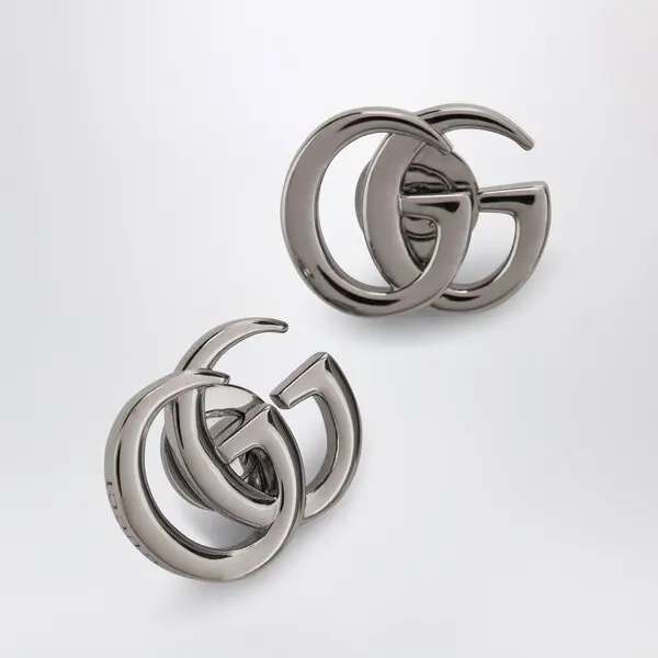 Gucci Tone Gg Marmont Brass Earrings