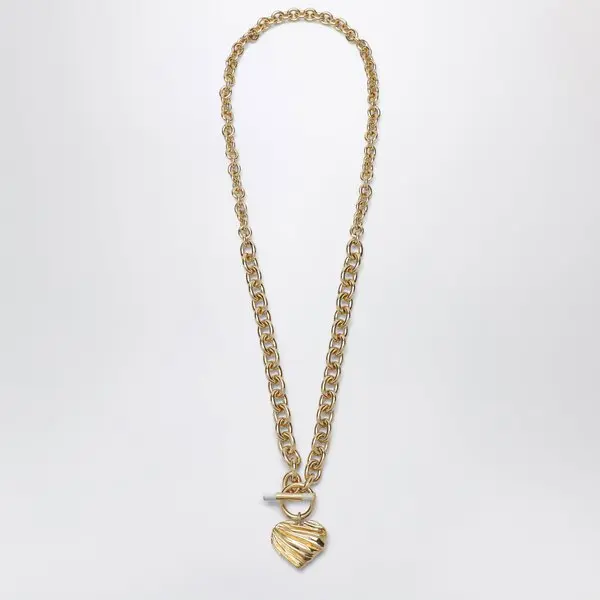 Chloé Heart Chain Necklace - Silver