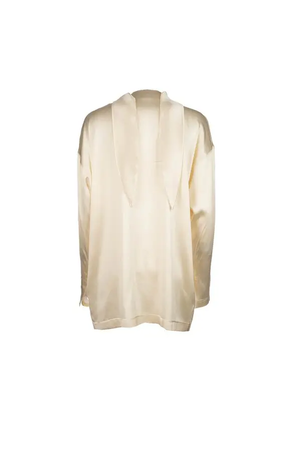 Phoebe Philo Satin Draped Top