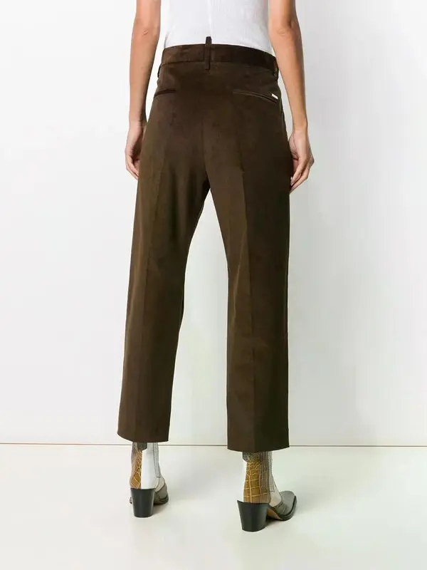 Dsquared2 Cropped Corduroy Trousers