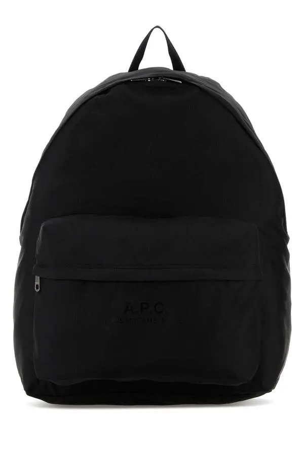 A.p.c. Canvas Sac A Dos Backpack - Black