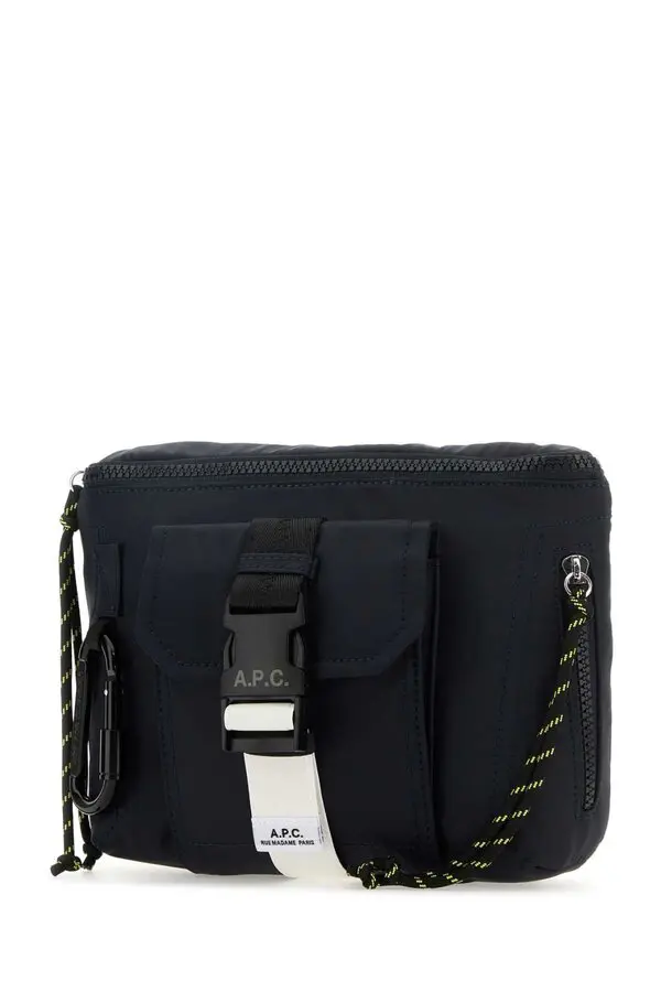 A.p.c. Navy Canvas Trek Belt Bag