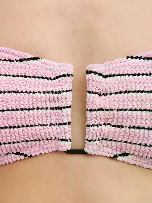 Bond Eye Blake Bandeau Bikini Top - Pink