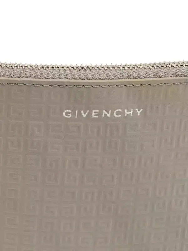Givenchy 4g Embossed Leather Clutch Bag