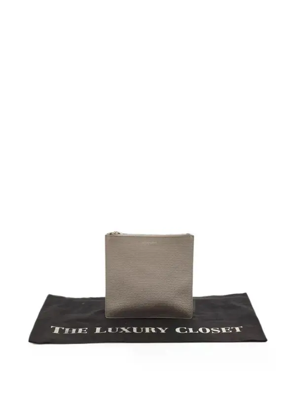 Givenchy 4g Embossed Leather Clutch Bag