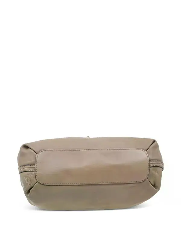 Chloé Elsie Leather Top Handle Satchel Bag - Neutrals