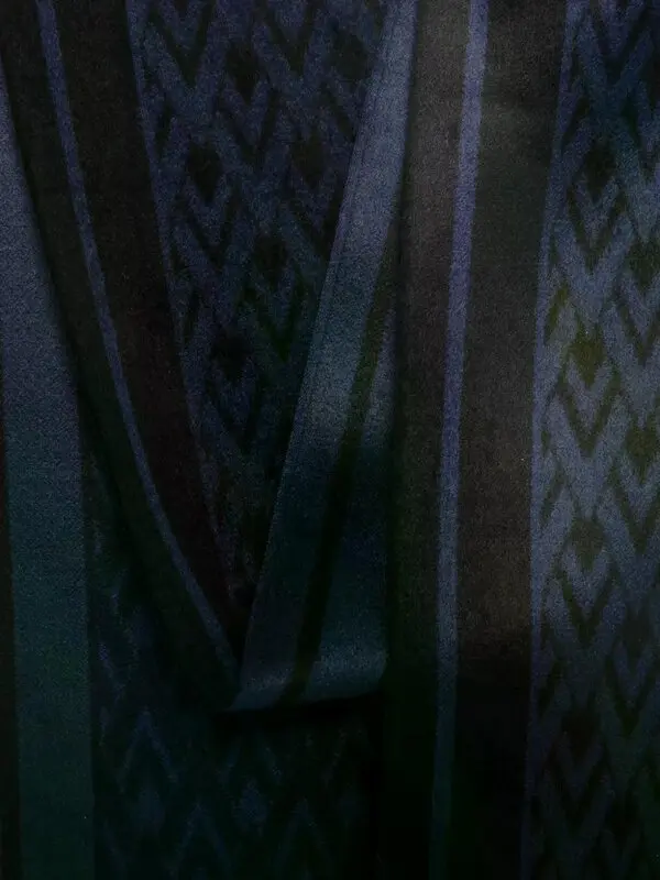 Valentino Garavani Vlogo-print Fringed-design Scarf