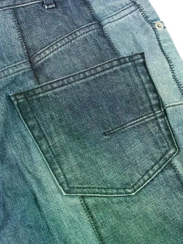 Dior Paneled Wide-leg Jeans