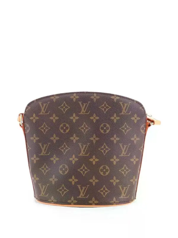 LOUIS VUITTON Drouot Monogram Canvas Bag - Brown