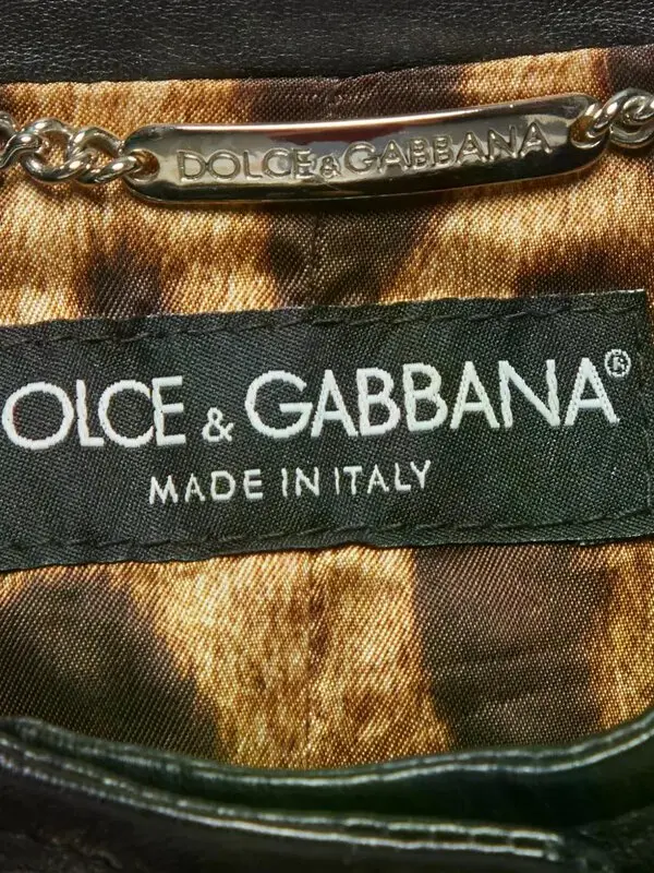 Dolce & Gabbana Ruffled Silk Trim Sleeveless Jacket