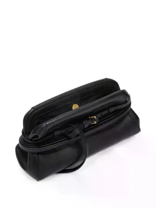Moschino Clutch Bag With Belt Detail - Black