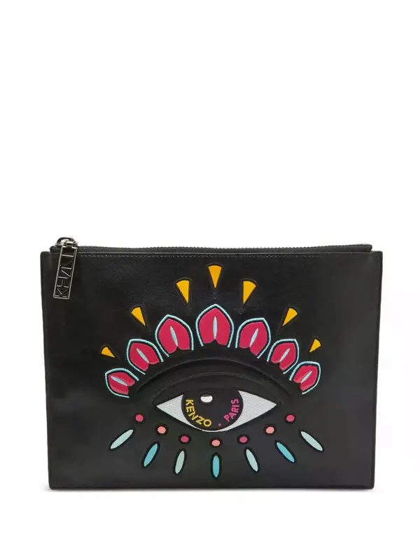 Kenzo Eye Zip-fastening Clutch Bag