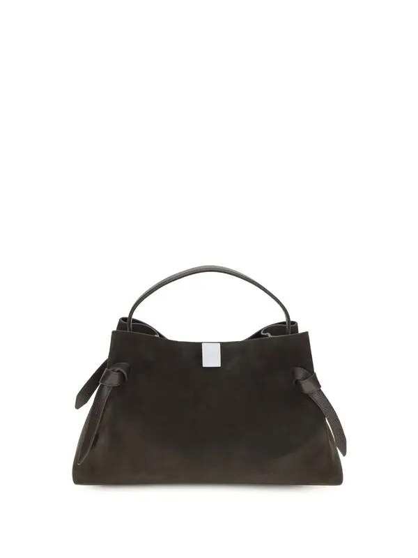 Yuzefi Gyoza Suede Shoulder Bag - Brown