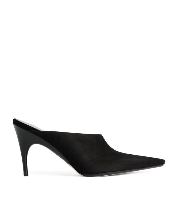 Balenciaga Suede Duchesse Mules 90