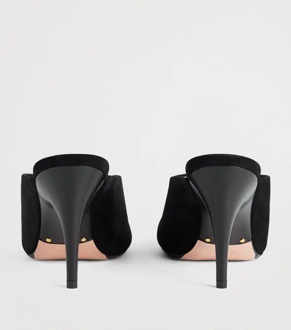 Balenciaga Suede Duchesse Mules 90