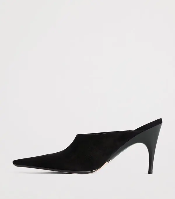 Balenciaga Suede Duchesse Mules 90