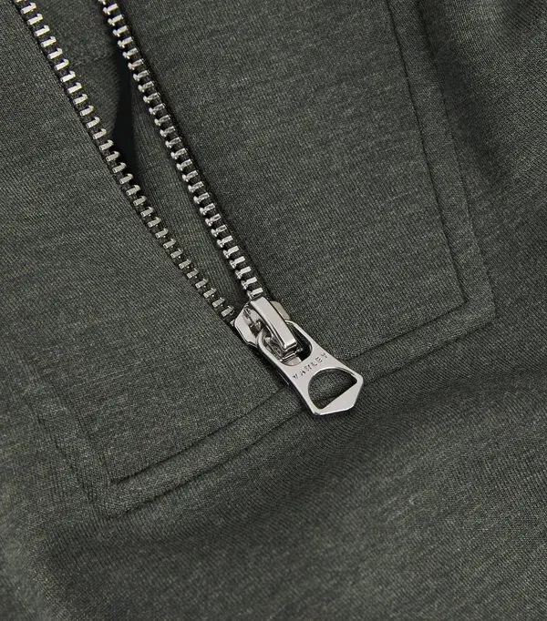 Varley Doublesoft Davidson Quarter-zip Sweatshirt - Green