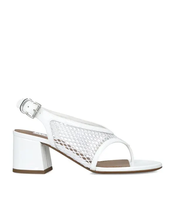 Alaïa Fishnet Sandals 55
