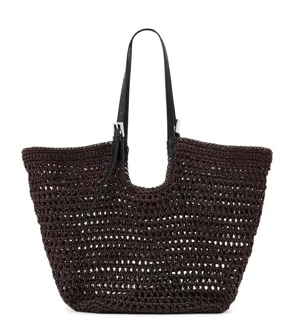 ALLSAINTS Crochet Tote Bag - Red