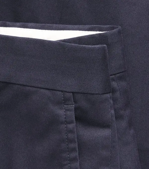 Ralph Lauren Purple Label Wool Gabardine Straight Leg Trousers