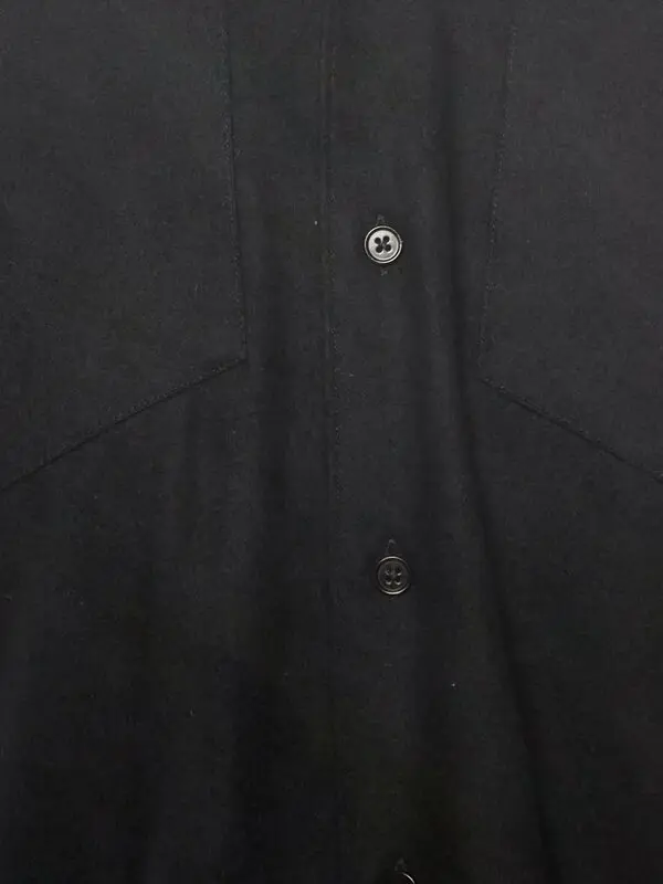JIL SANDER Felt Buttoned-front Shirt