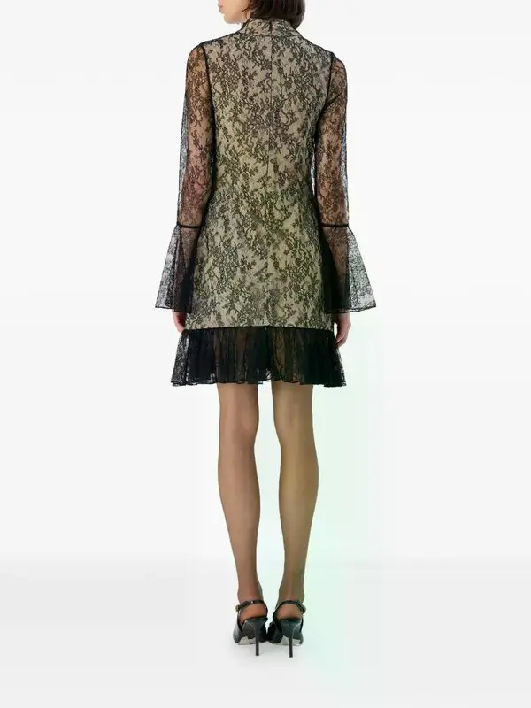 OCCLEUS Celine Fluted Mini Dress