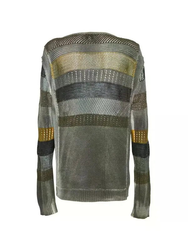 D&G PREOWNED D&g Striped Knit Sweater