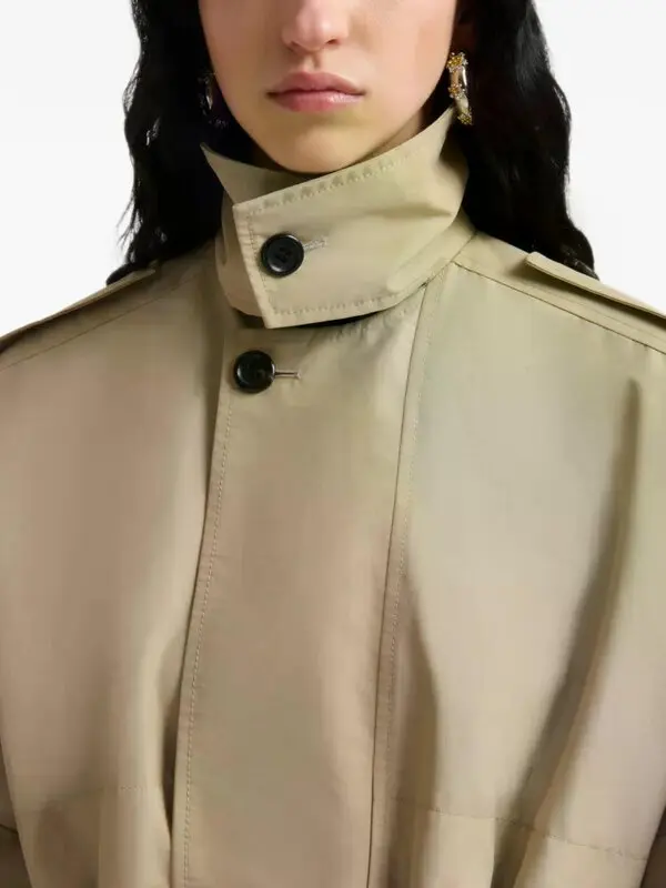 Marni Belted Storm-placket Trench Coat