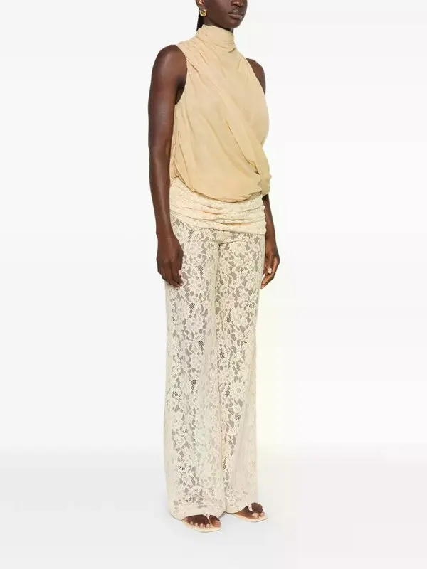 DE LA VALI Menorca Draped Sleeveless Top