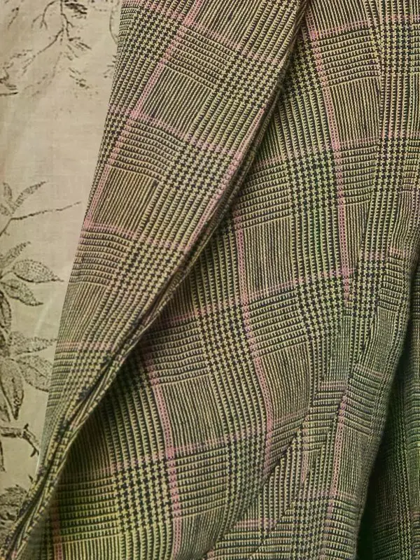 Stella McCartney Prince Of Wales Check Chain-link Blazer