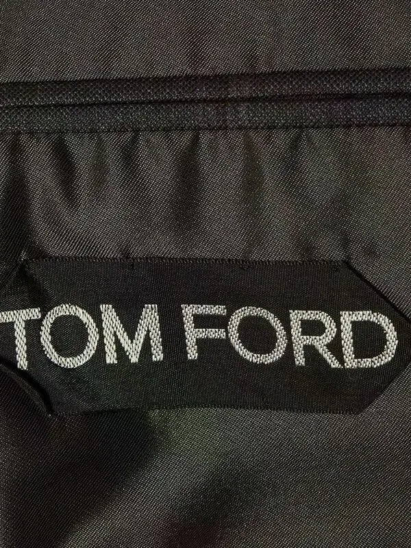 TOM FORD Single-breasted Check-pattern Wool Suit