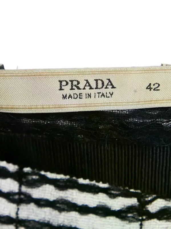Prada Tweed Mini Skirt