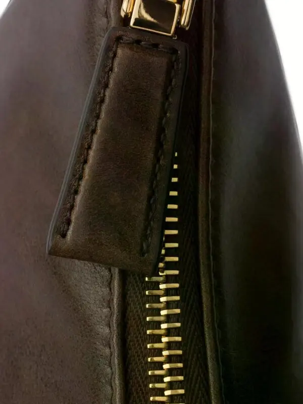 Prada Aimée Medium Leather Shoulder Bag - Brown