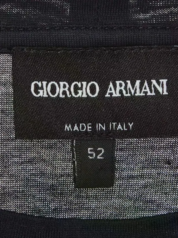 Giorgio Armani Monogram-appliqué T-shirt